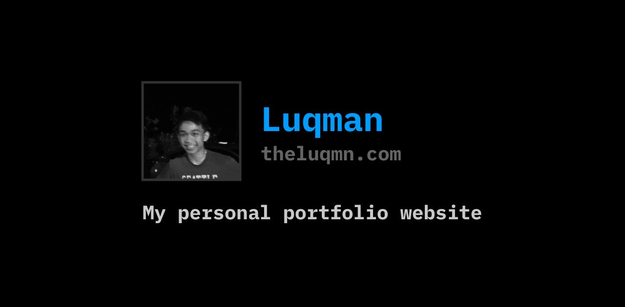 Luqman - theluqmn.com